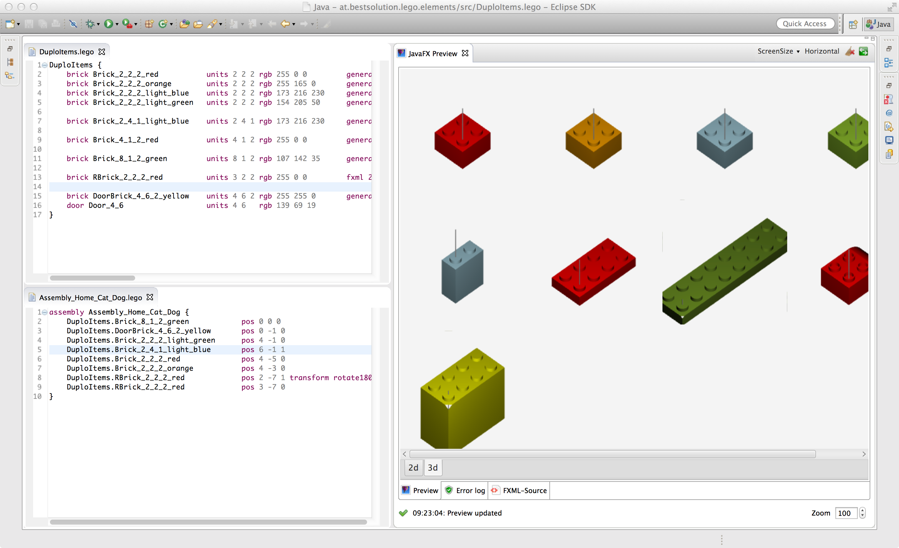 JavaOne 2014 – Visualize your DSL – Building 3d Lego models with Xtext ...
